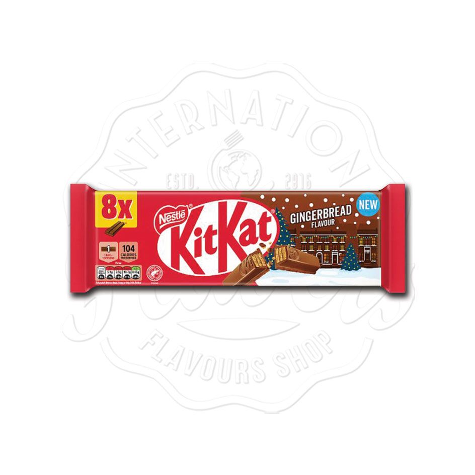 Nestlé Kit Kat Gingerbread Flavour 8 Bars 165.6g - Flavers ...